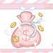 Pink Money Bag Twitch Emote for Donations / Donate Emote for Streamers ...