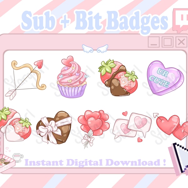 Barbie Sub Badges / Barbie Bit Badges / Bits Cheering Barbie Badges for ...
