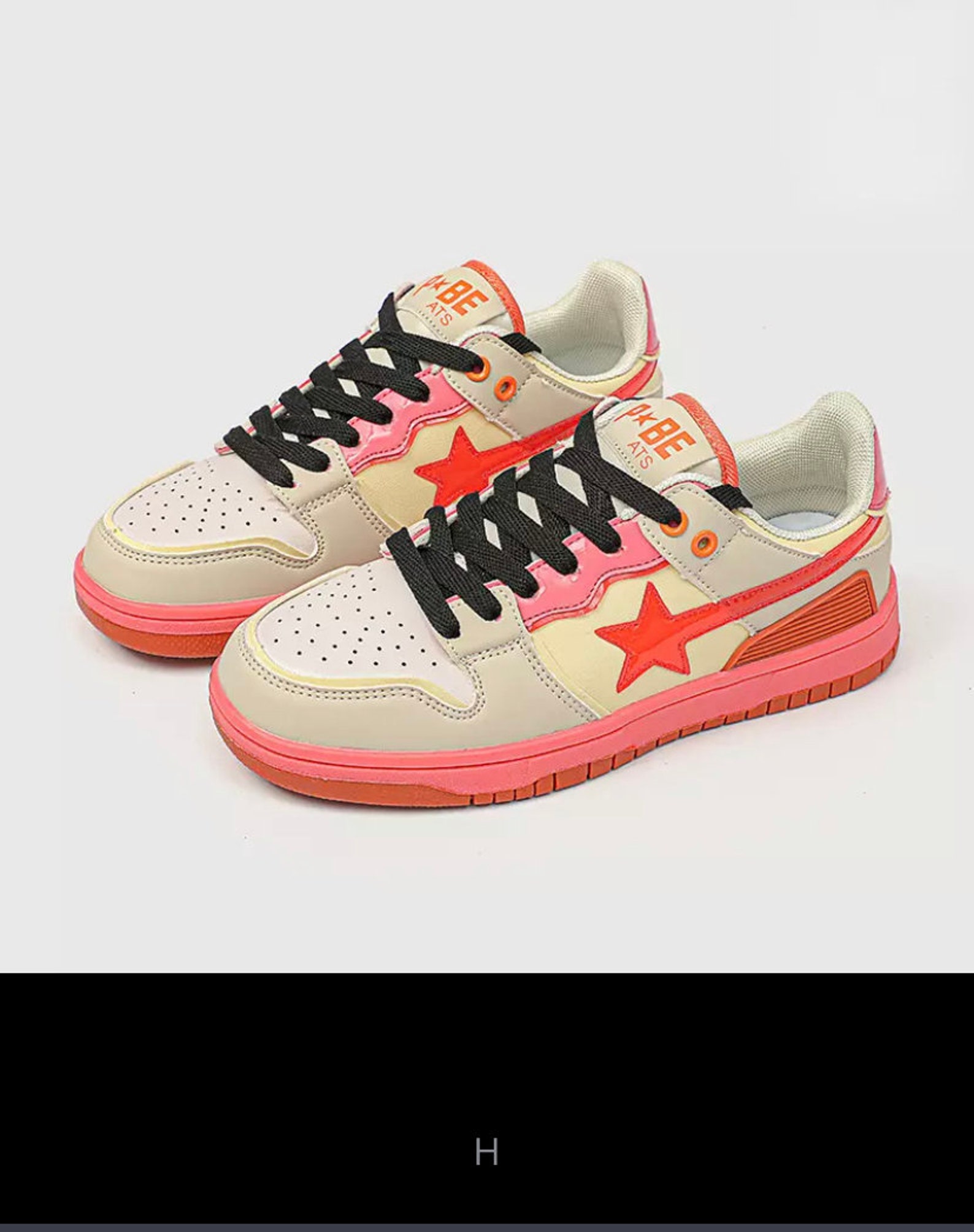 High Quality Bapesta Low Top Panda Style Shoes Teenage Adult Etsy