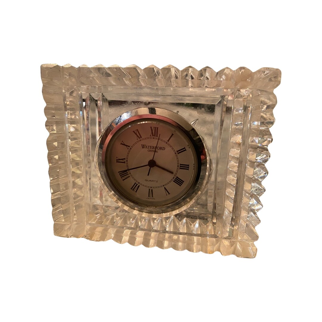 Waterford Crystal Desk Clock - Etsy