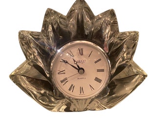 Mikasa Crystal Clock - Etsy