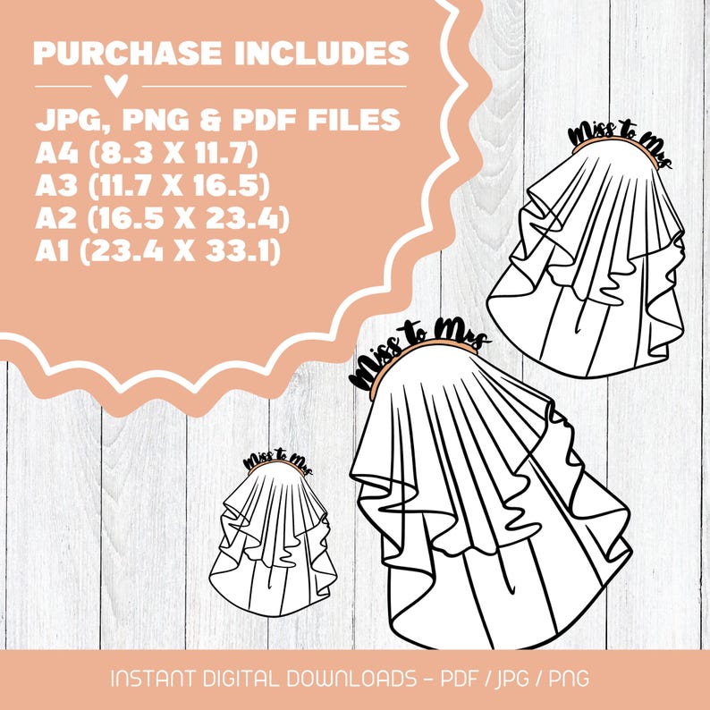 Bridal Shower Game - Pin the Veil on the Bride, Fun Hens Night Activity ...