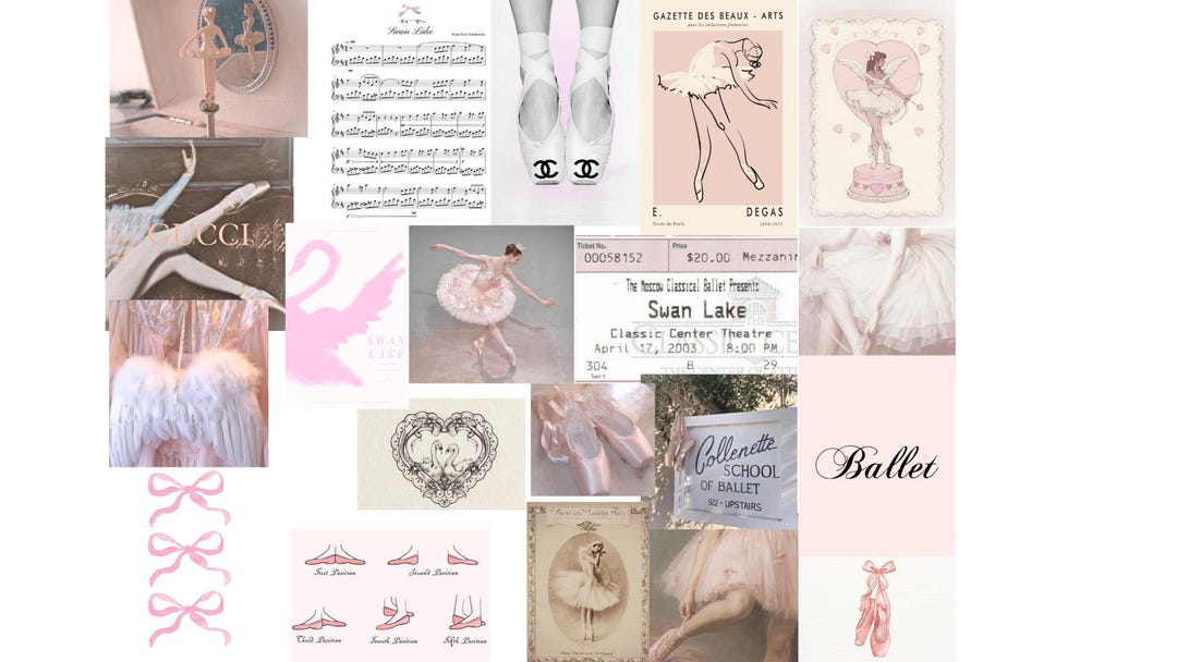 Ballet Core Poster Set / Ballet Core / Ballet Poster / Coquette ...