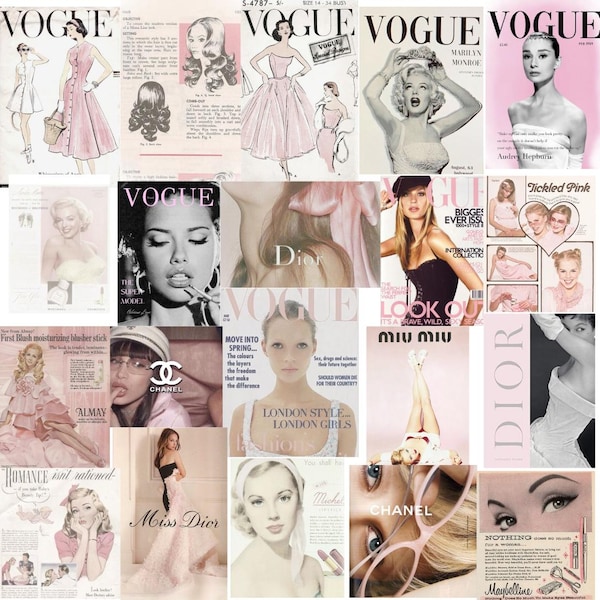 Small Vogue Prints - Etsy UK