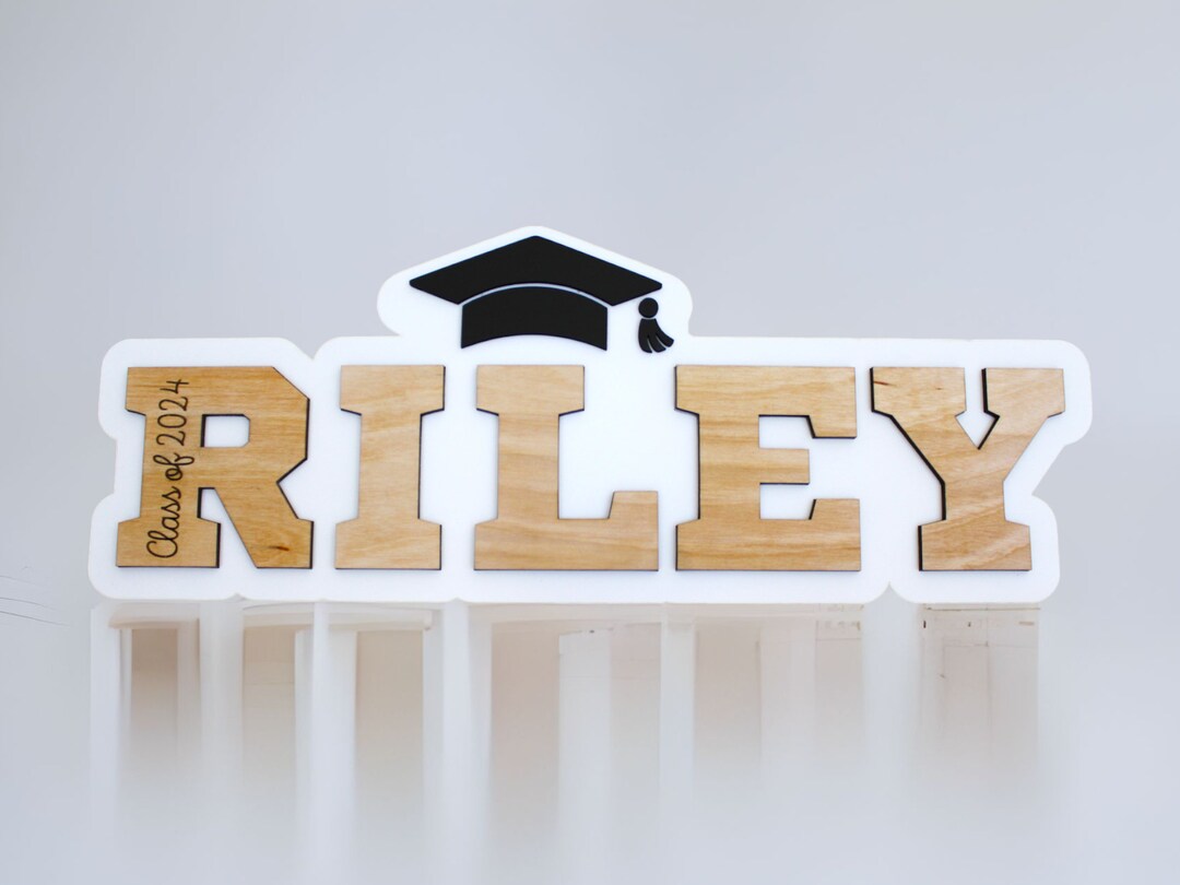 Custom Graduation Photo Prop Graduation Wood Sign Senior Class ...