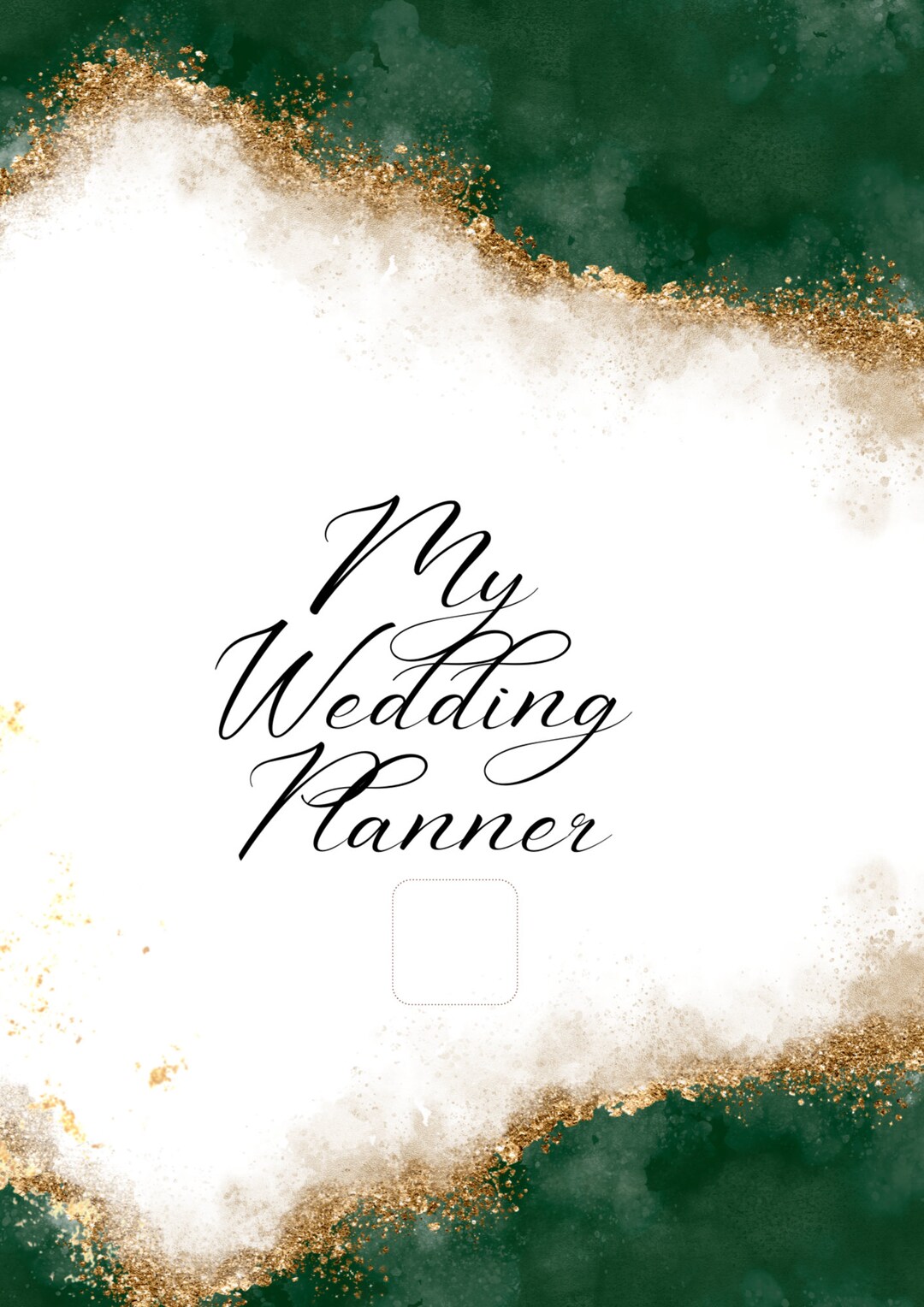 Emerald Green and Gold Wedding | Digital Wedding Planner | Wedding ...