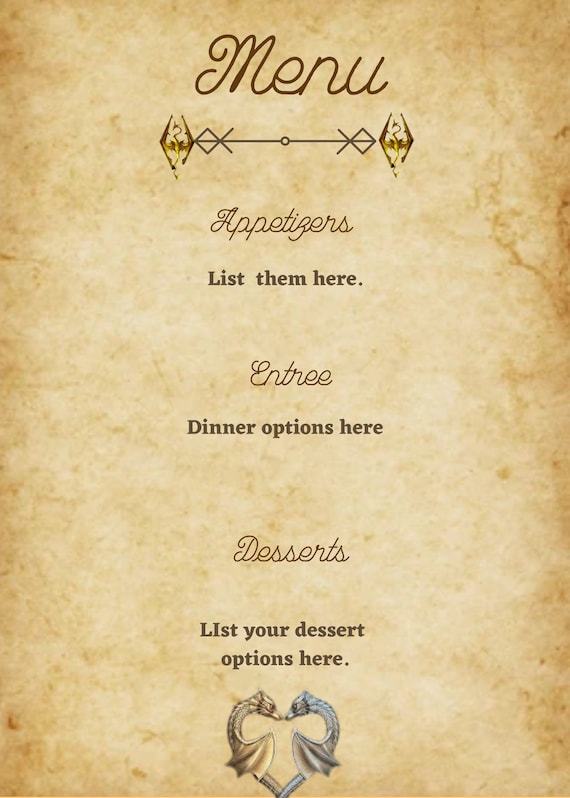 Skyrim Menu