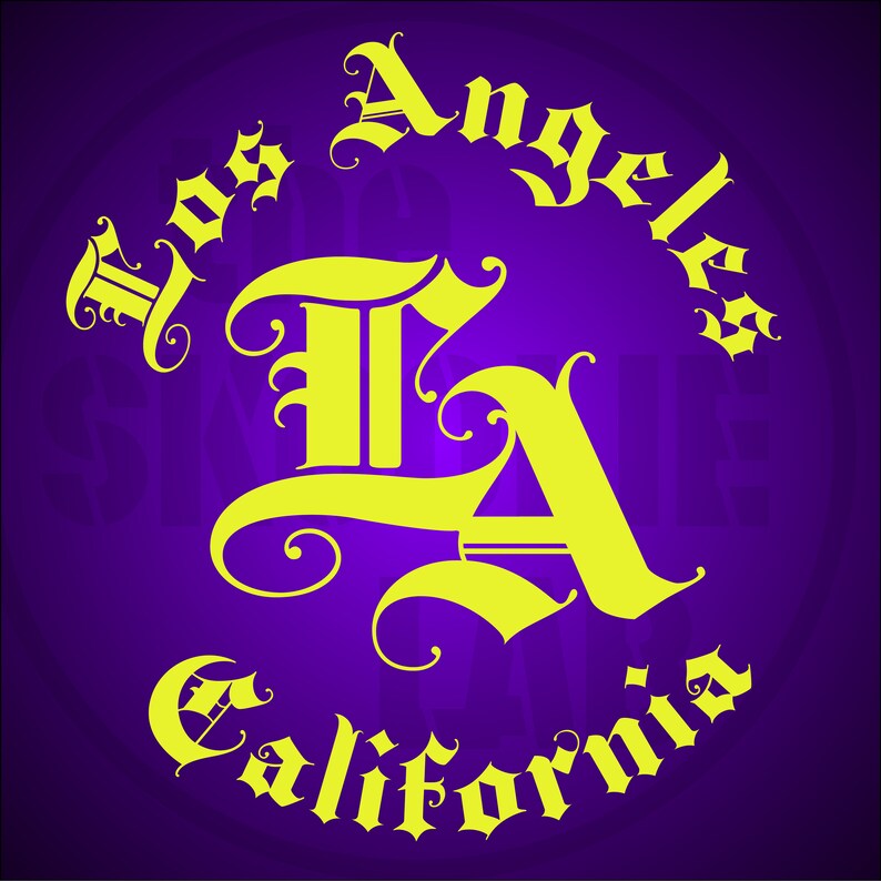 MEGA Pack of LA Initials 16xdesigns - Etsy