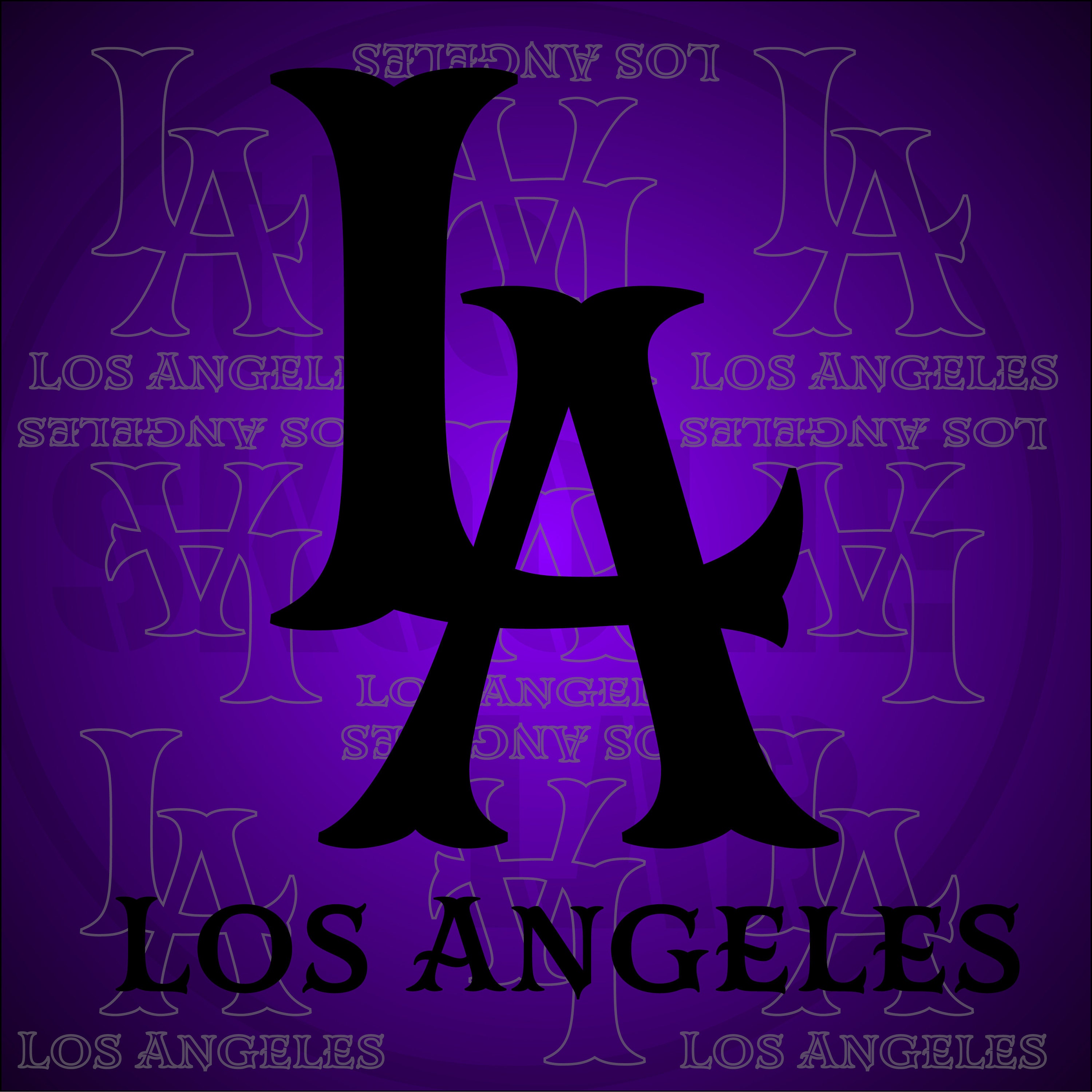 MEGA Pack of LA Initials 16xdesigns - Etsy