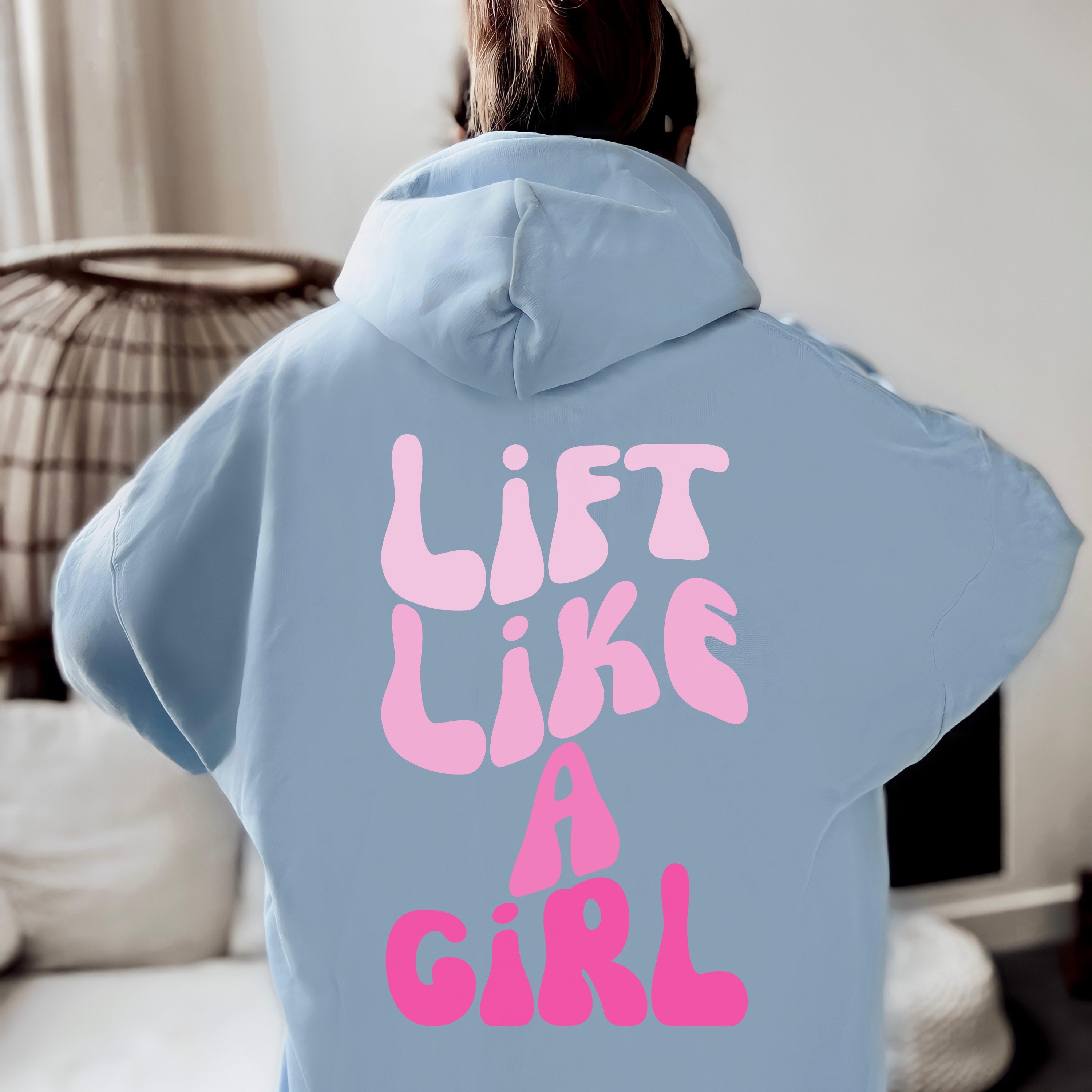 Girls Pump Covers, Lift Like a Girl Sweatshirt, Girls Lifting Hoodie ...