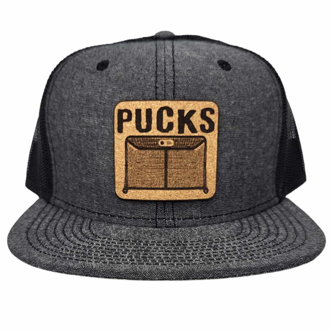 Pucks on Net Hockey Hat - Etsy