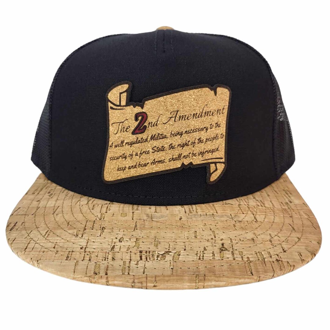 2nd Amendment Cork Flat or Curved Hat - Etsy