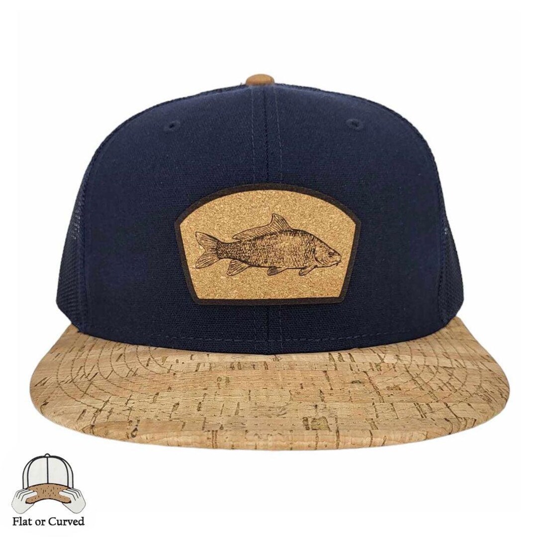 Carp Cork Fishing Flat or Curved Hat - Etsy
