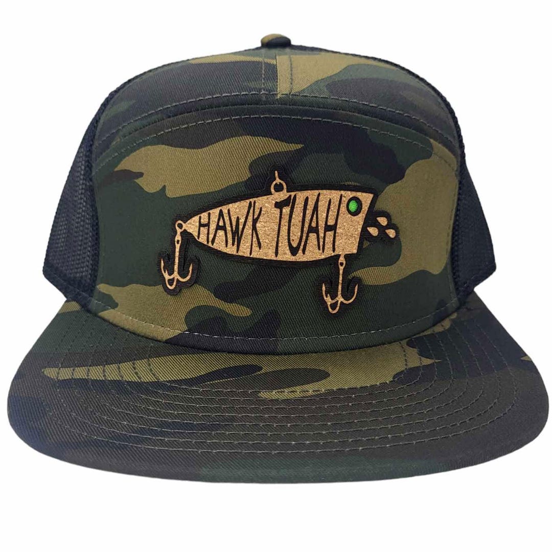 Hawk Tuah Fishing Cork Patch Hat - Etsy
