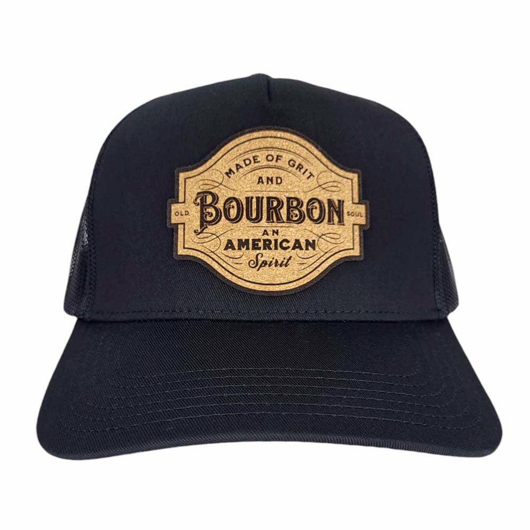 Grit and Bourbon Cork Patch Hat - Etsy