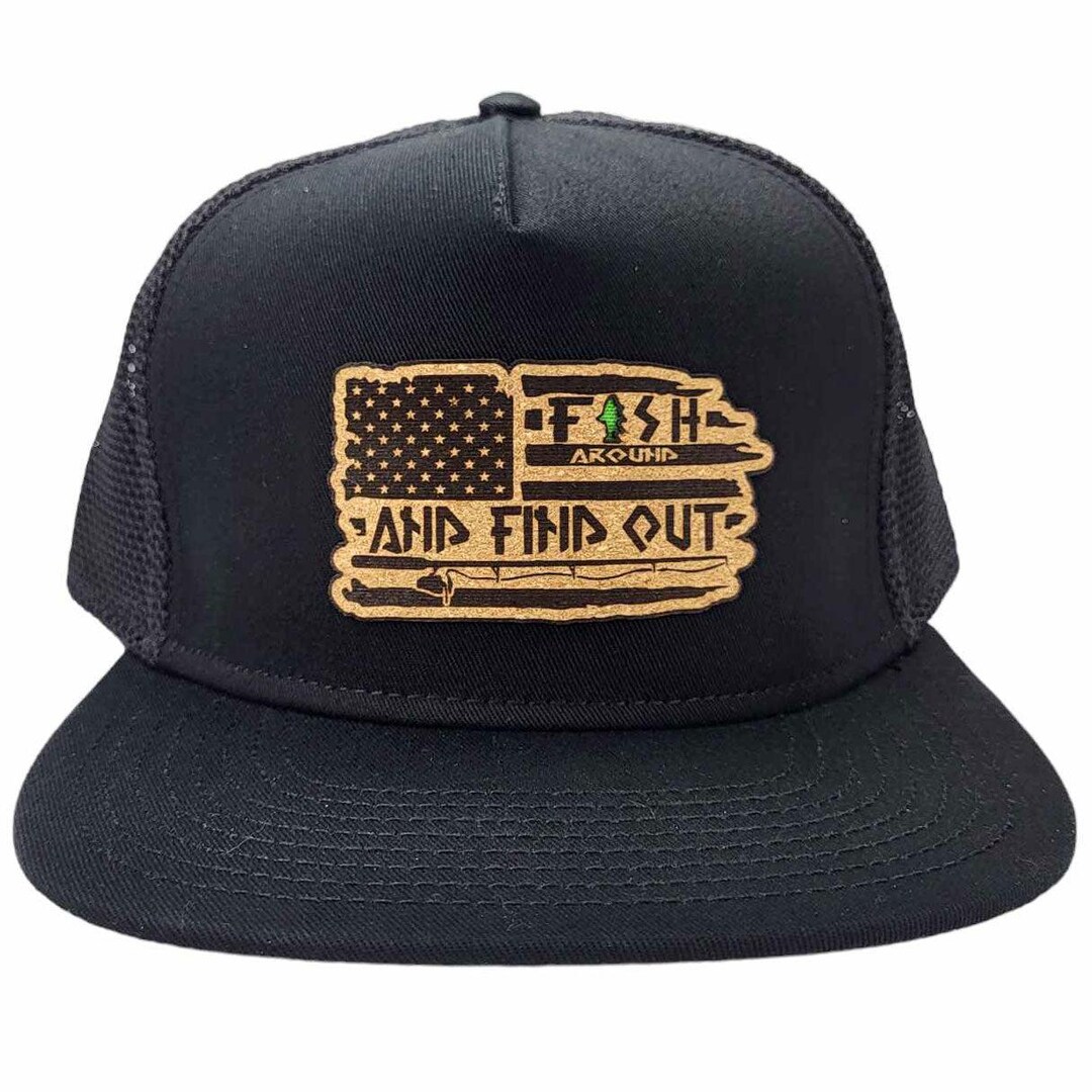 Fish Around and Find Out Cork Patch Hat - Etsy