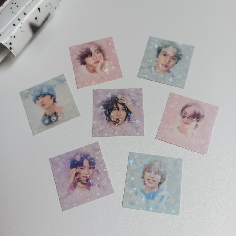 RIIZE KPOP Mail Sticker Pack 7pcs | Cute Kawaii Purikura Love Mail ...