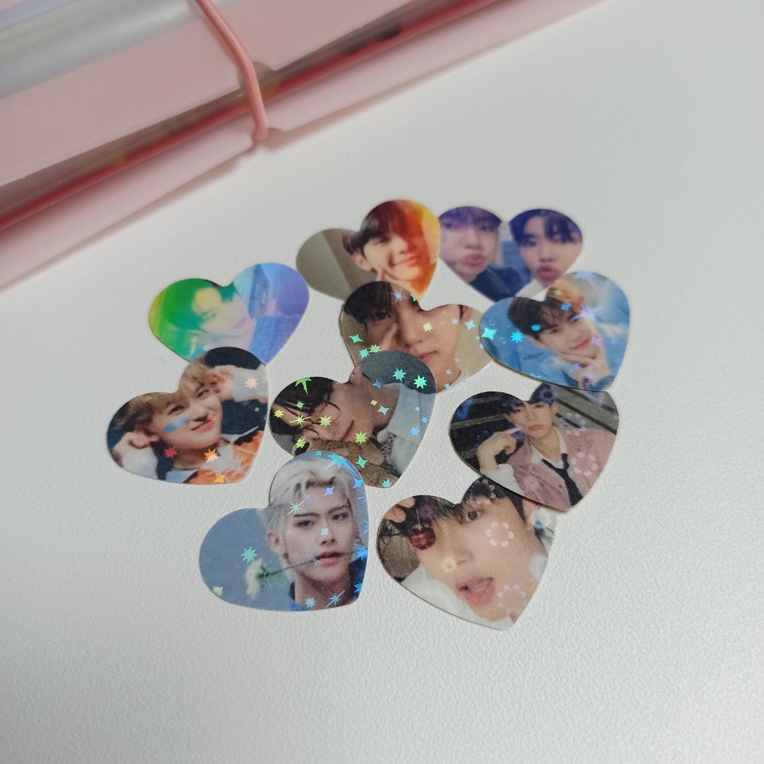 ZEROBASEONE ZB1 KPOP Heart Sticker Pack 10pcs | Cute Kawaii Stickers ...