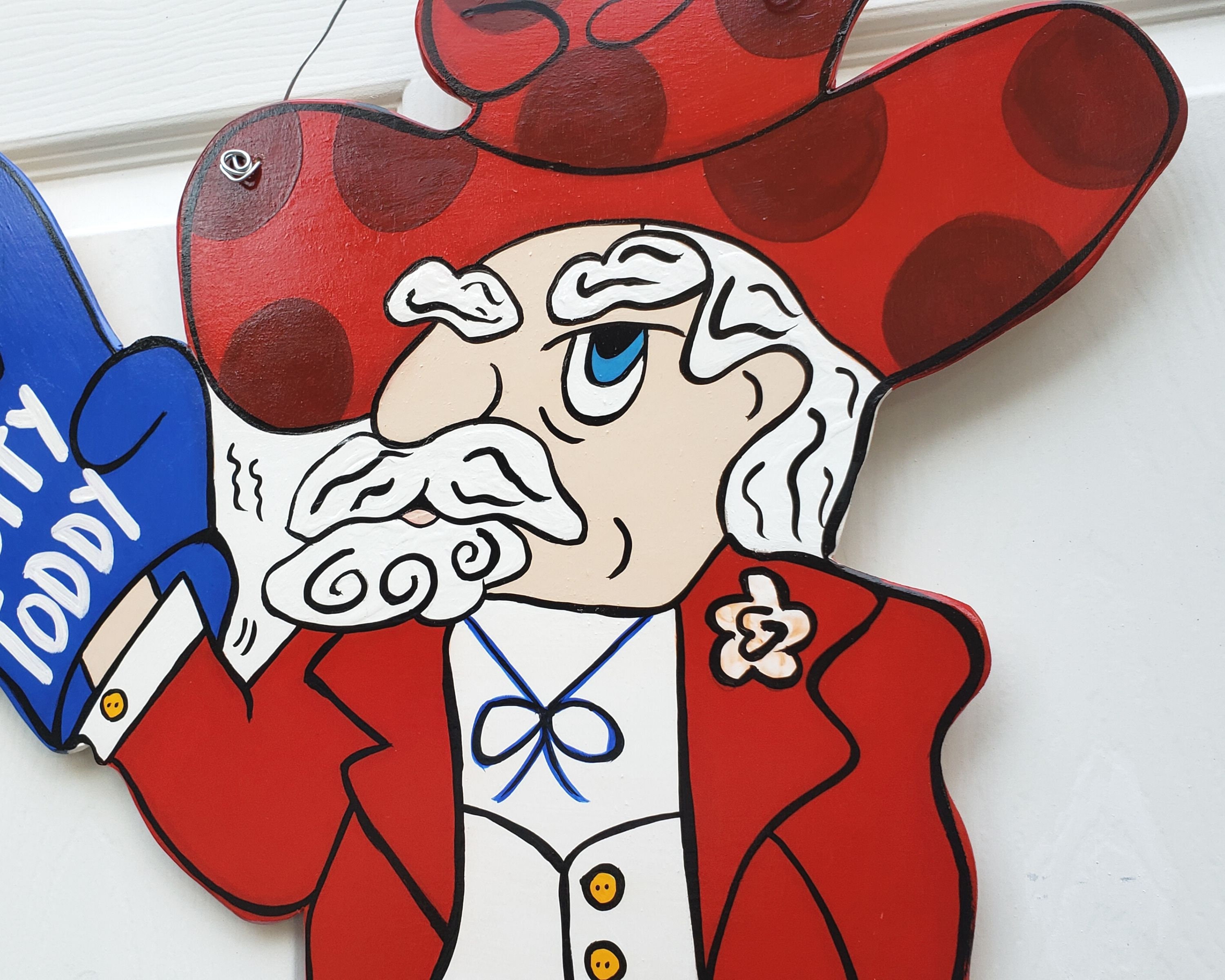 Ole Miss Rebels Door Hanger, Colonel Rebel Door Hanger, Go Rebels/hotty ...