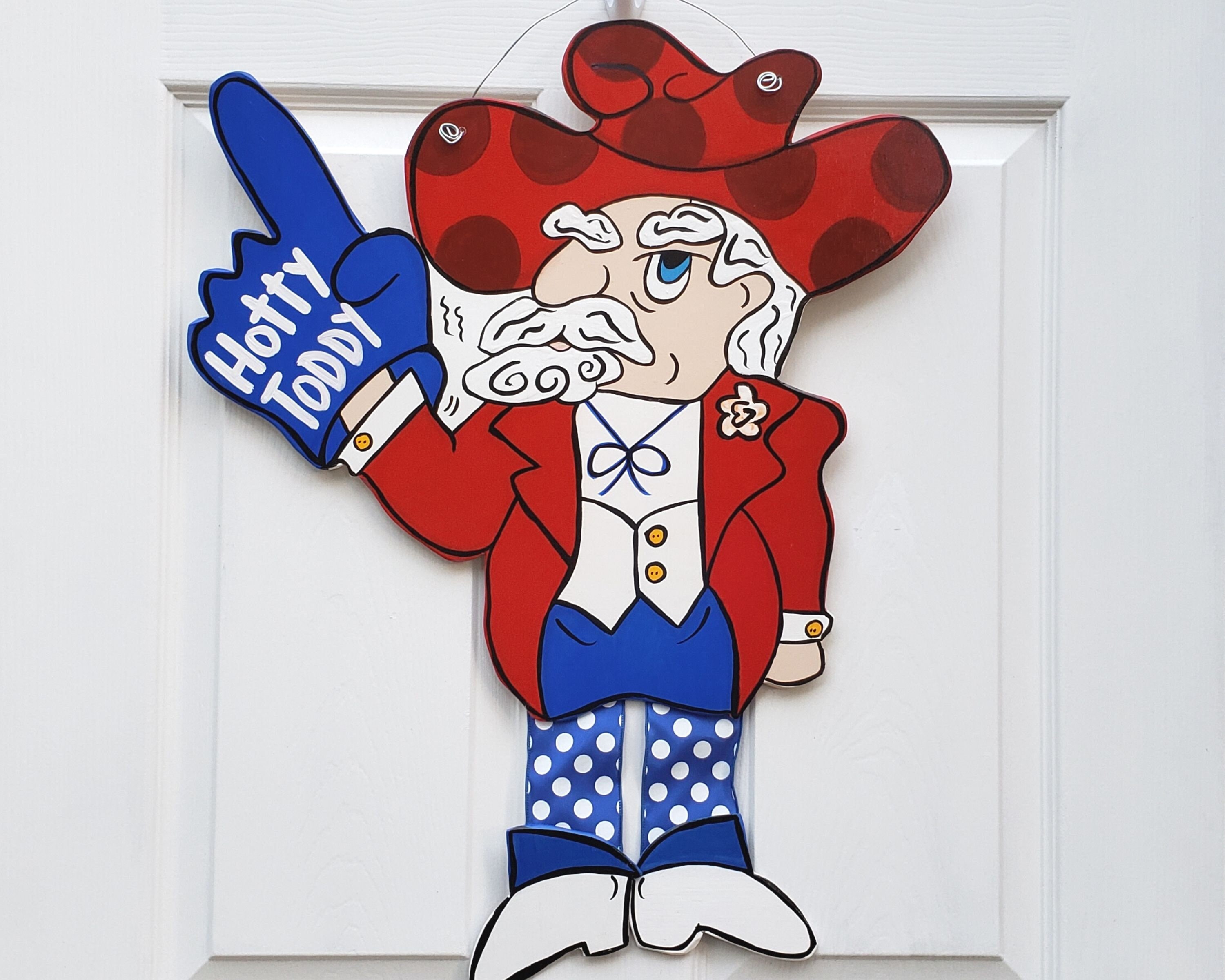 Ole Miss Rebels Door Hanger, Colonel Rebel Door Hanger, Go Rebels/hotty ...