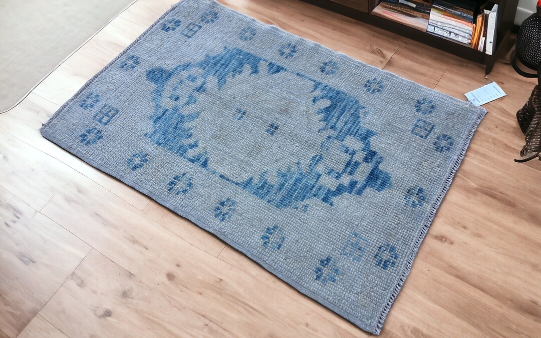2x4,oushak Rug,vintage Rug,white Rug,doormat Rug,small Turkish Rug ...