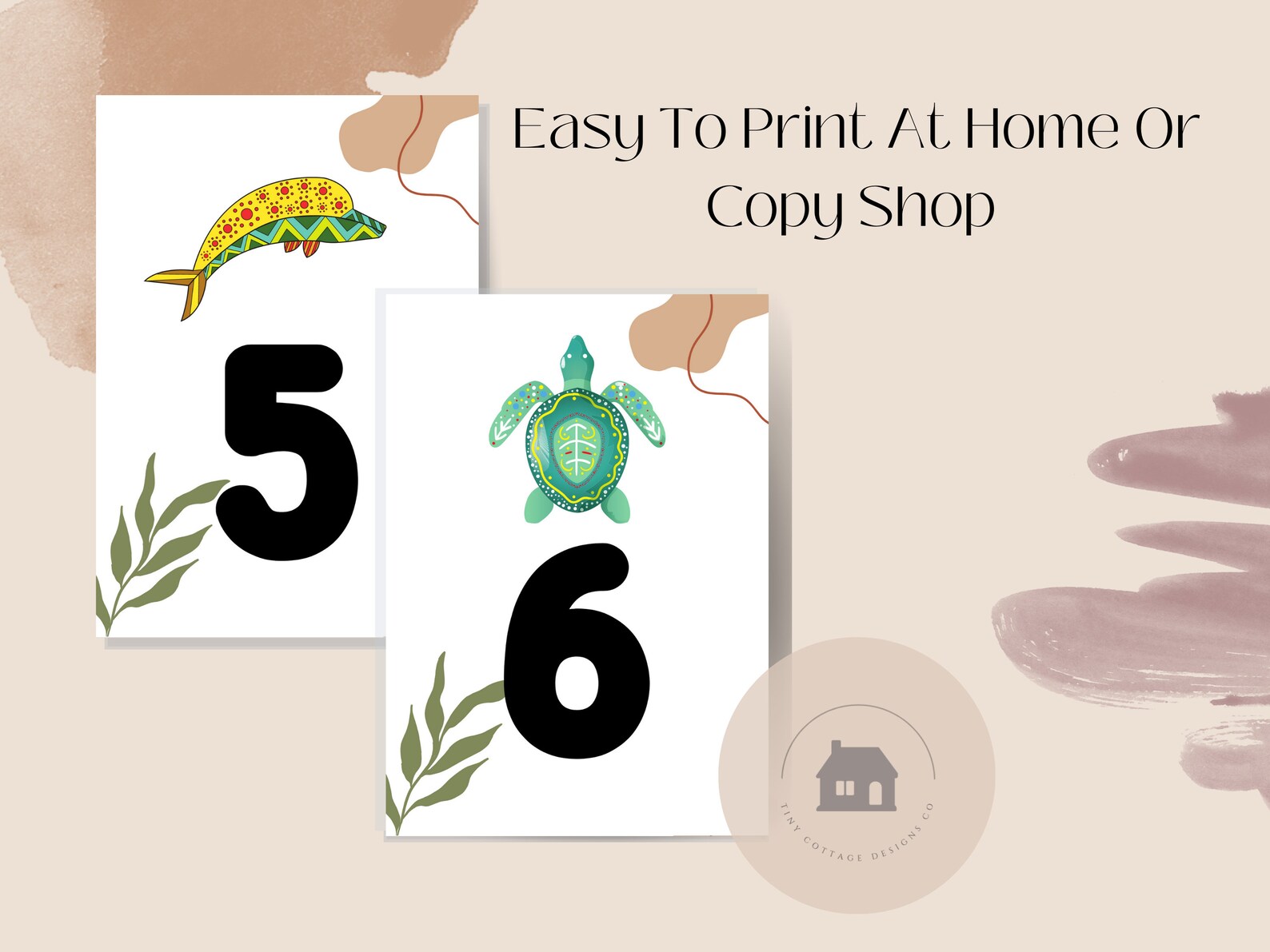 PRINTABLE Australian Animal Number Cards 1-10 Childcare - Etsy Australia