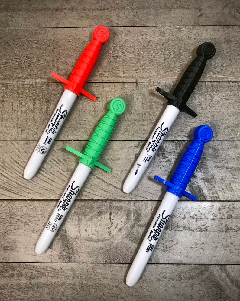 Sharpie Sword Shaped Marker | Custom Stationary Gift - Etsy