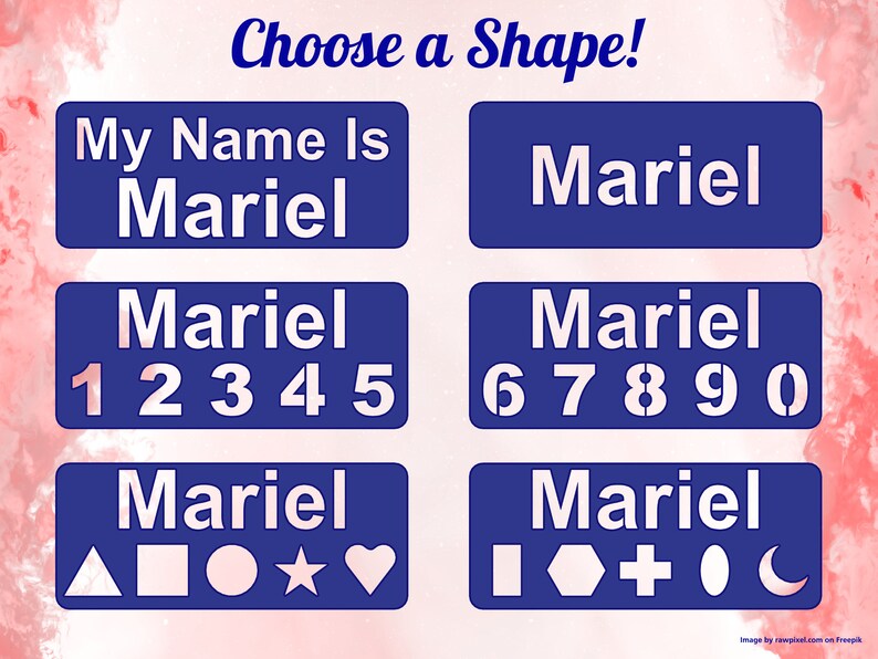 Name Stencils | Learn Your Name | Personalized Children's Practice Tool ...