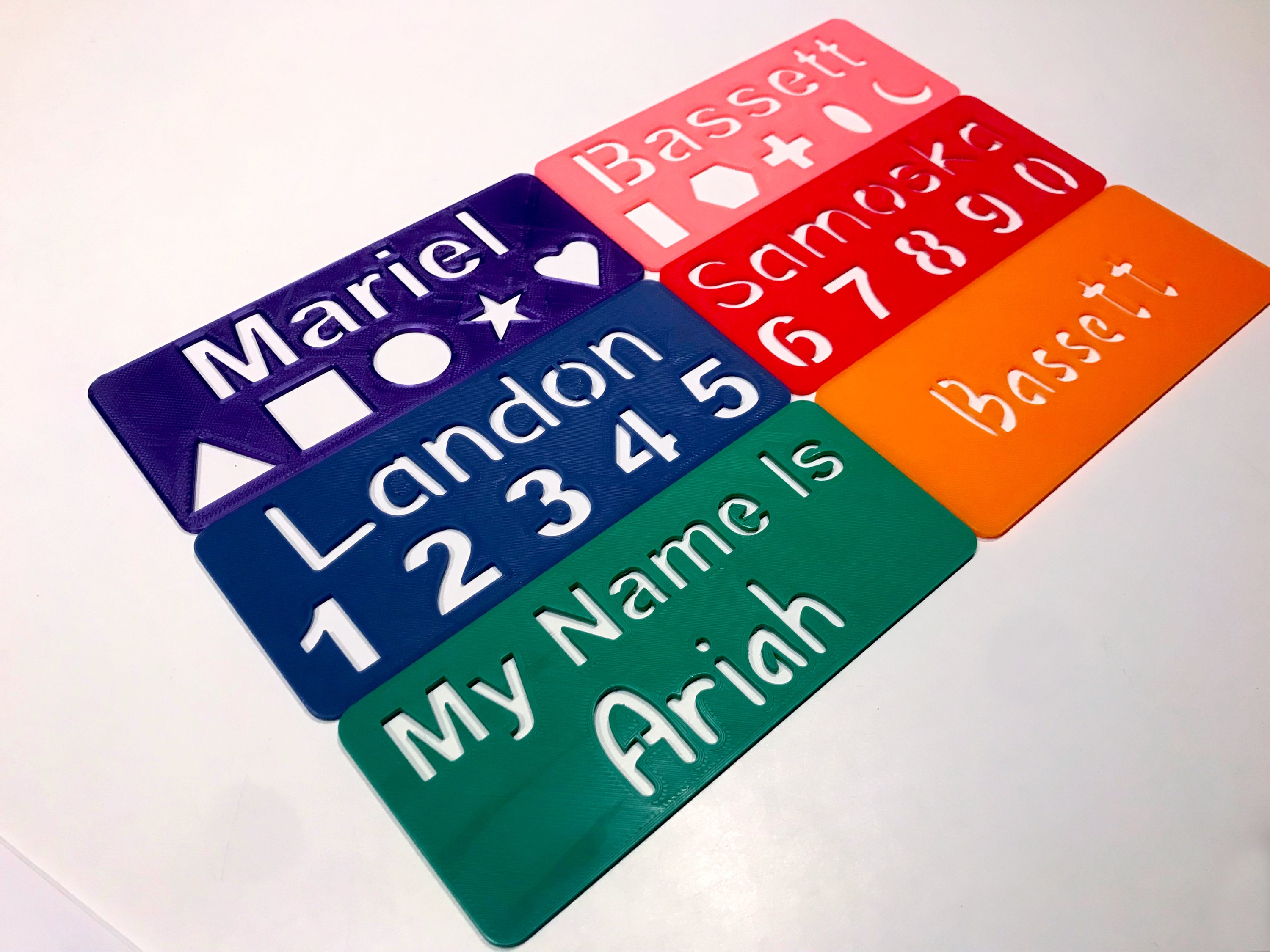 Name Stencils | Learn Your Name | Personalized Children's Practice Tool ...