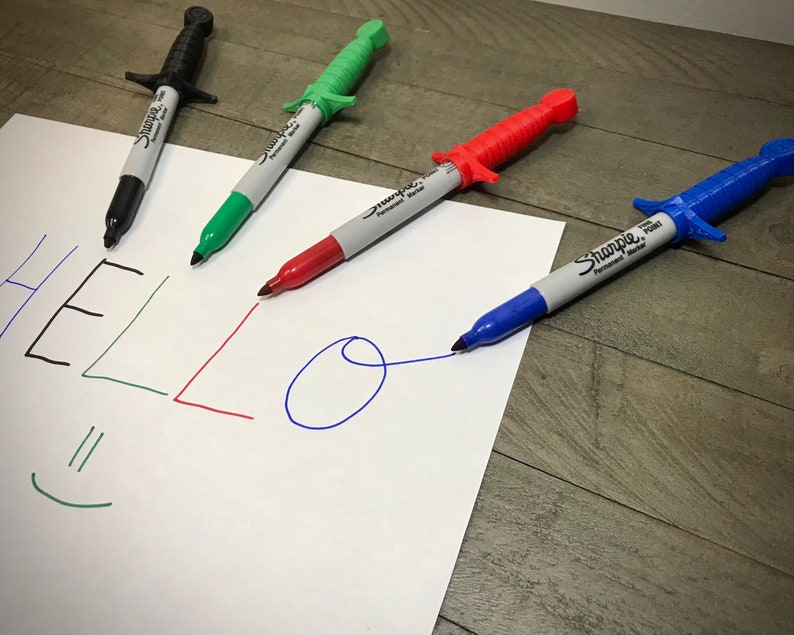 Sharpie Sword Shaped Marker | Custom Stationary Gift - Etsy
