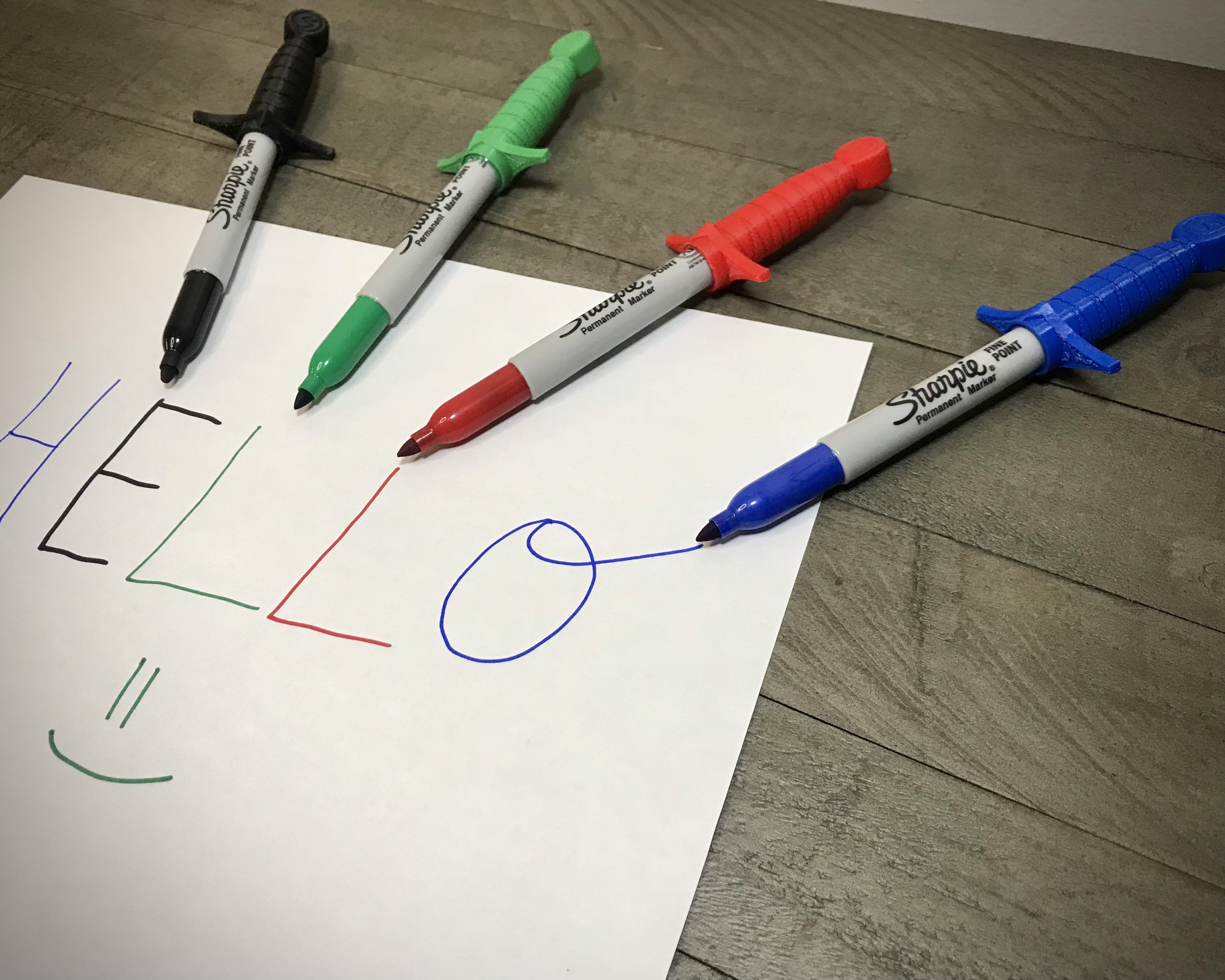 Sharpie Sword Shaped Marker | Custom Stationary Gift - Etsy