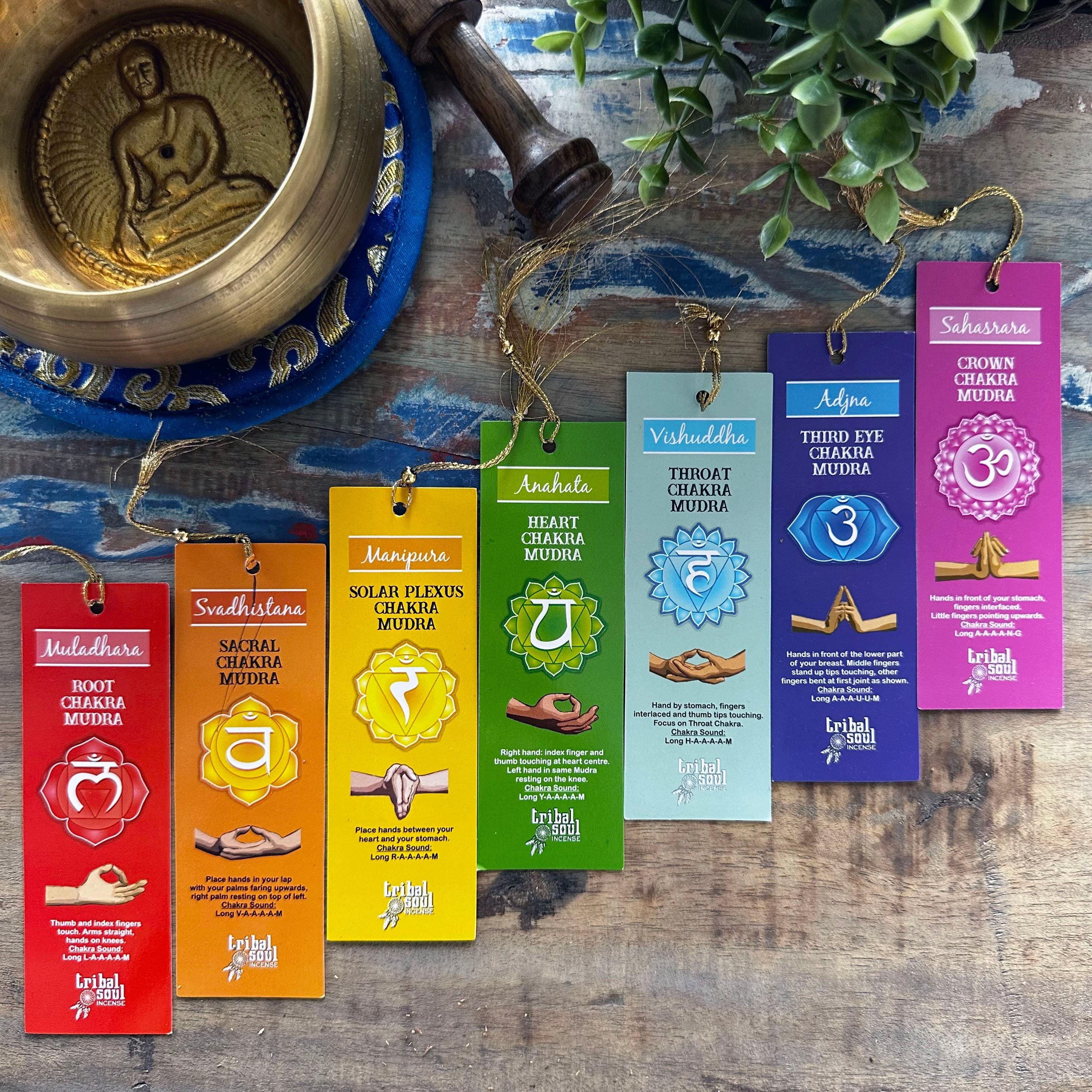 Bâtons D'encens 7 Chakras Avec Carte De Message Tribal Soul - Etsy