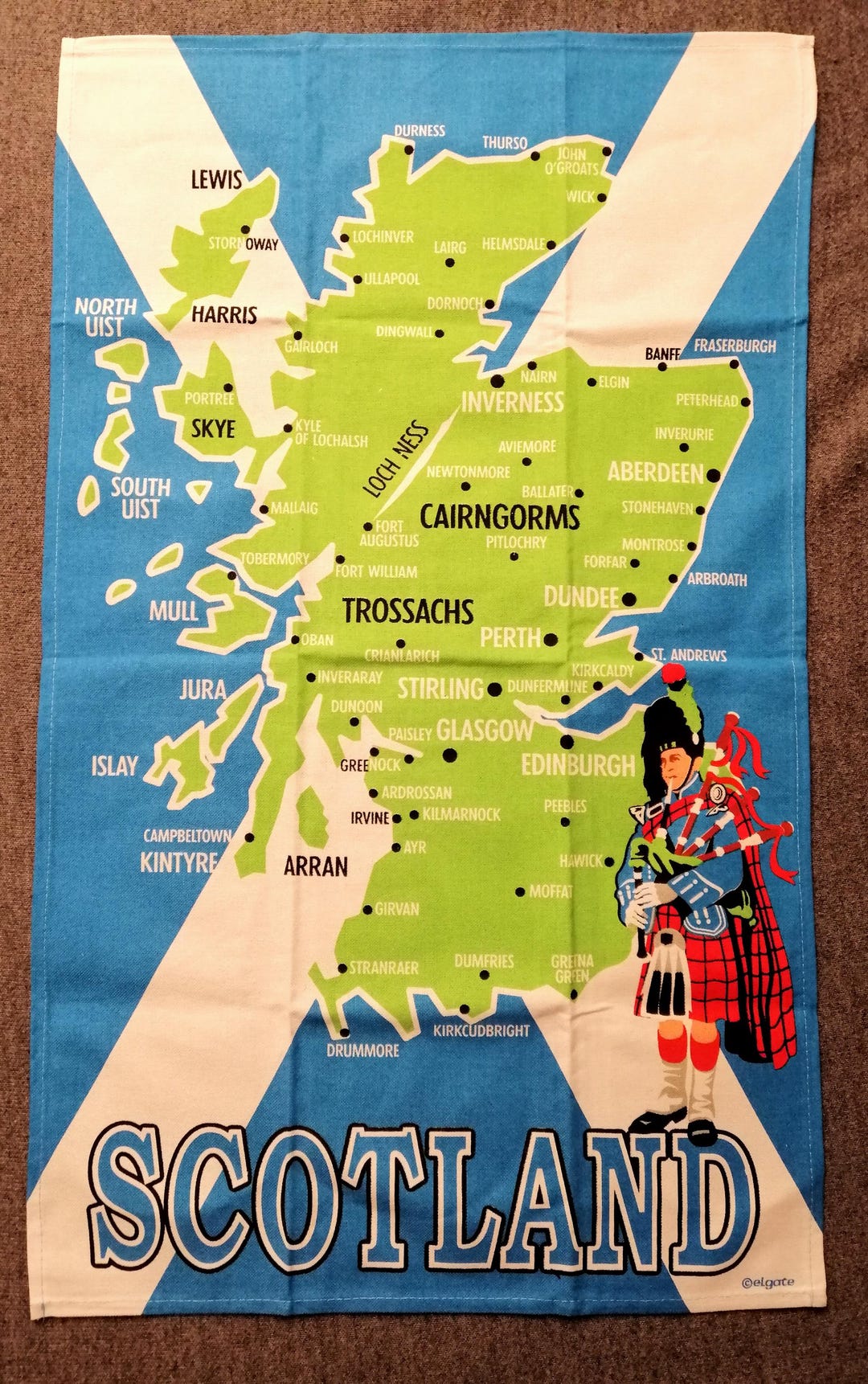 Scotland Tea Towel - Etsy