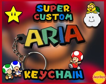 Mario Keychain - Etsy