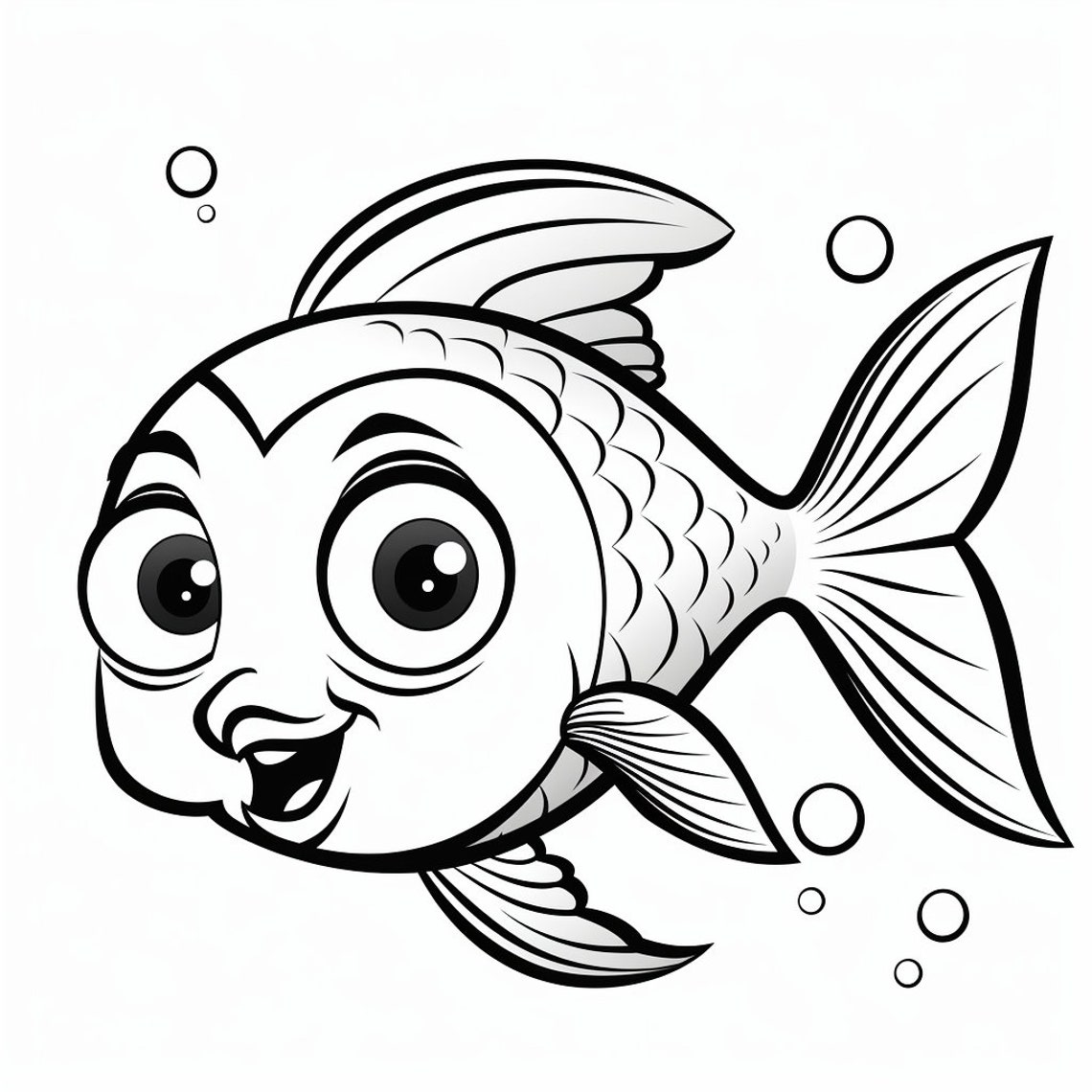 Fish Coloring Pages,educational Coloring Worksheet, Learning Through ...
