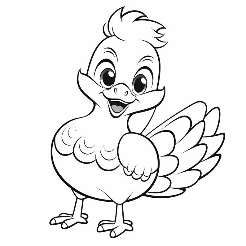 Hen Coloring Pages,educational Coloring Worksheet, Learning Through Art ...
