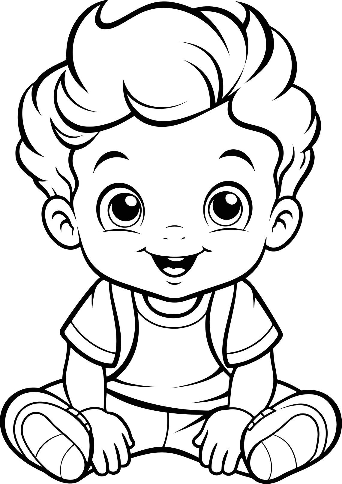 Baby Coloring Pages,educational Coloring Worksheet, Learning Through ...