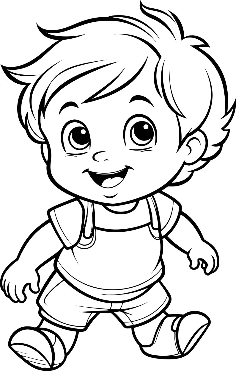 Kids Coloring Pages,educational Coloring Worksheet, Learning Through ...