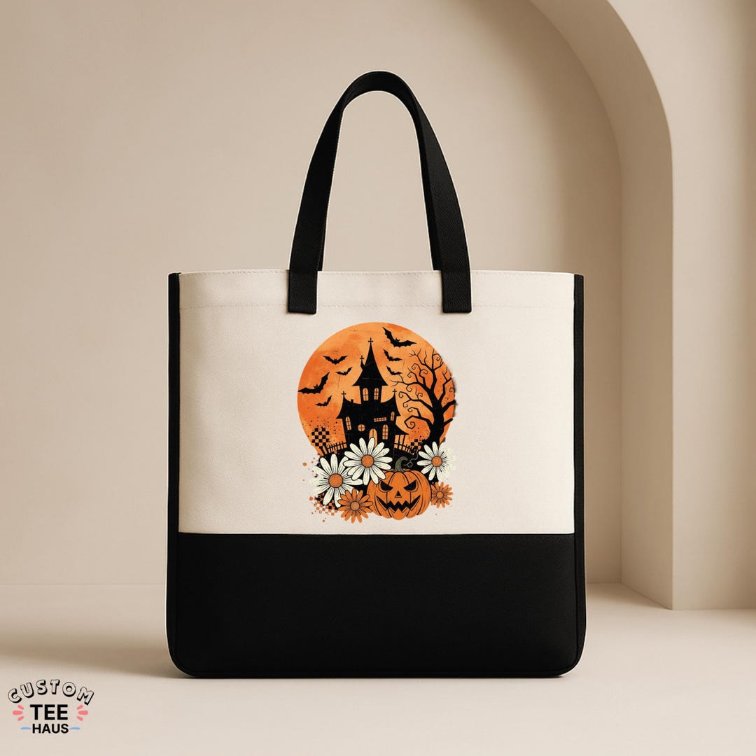 Halloween Tote Bag, Witch Tote Bag, Halloween Bag, Witch Bag, Gift for ...