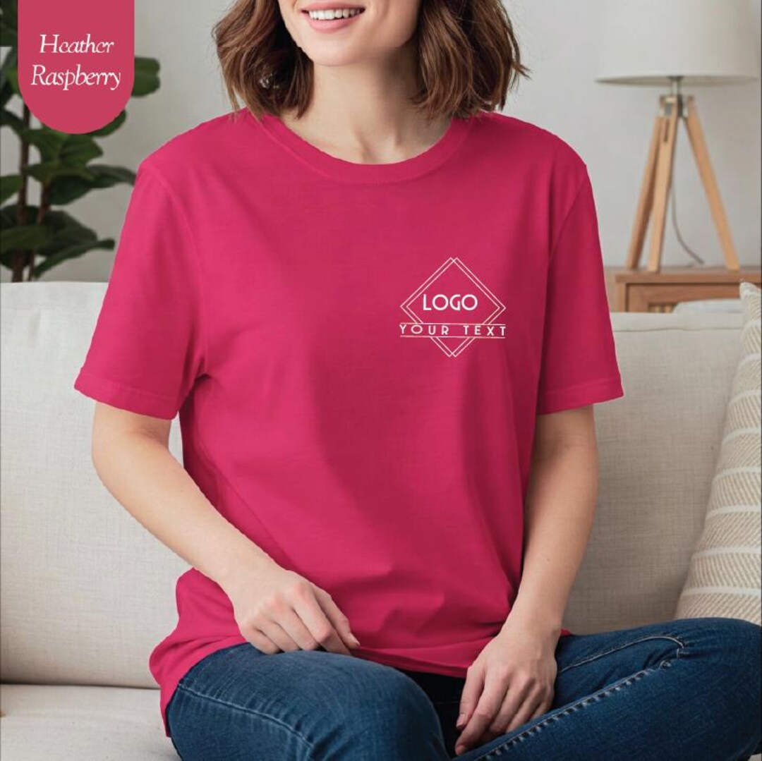 Custom Pocket-size Logo Shirt, Your Logo Here, Custom Personalized ...