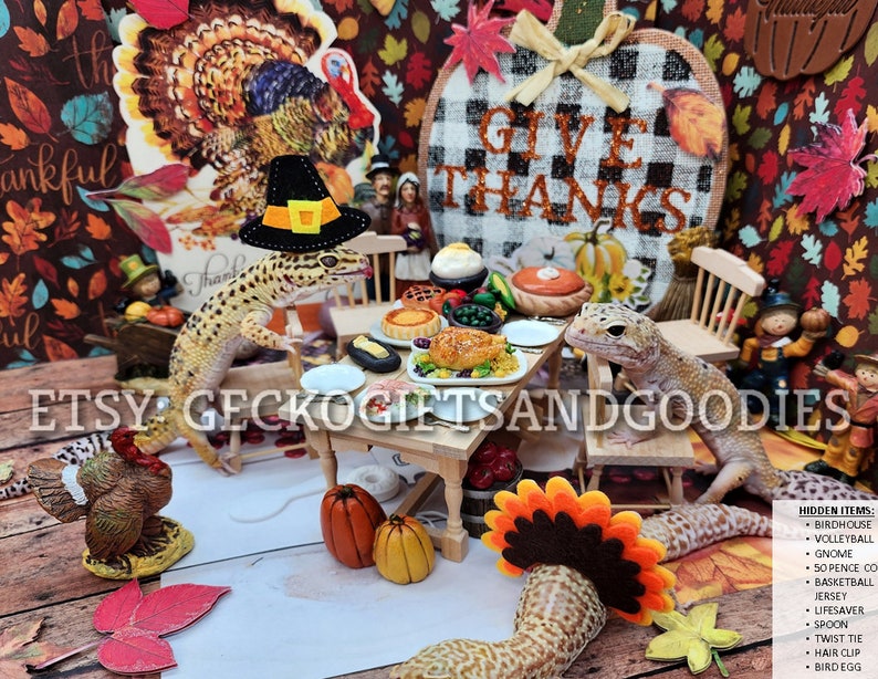 12 Months of Goofy Geckos Seek and Find 2023 Calendar - Etsy