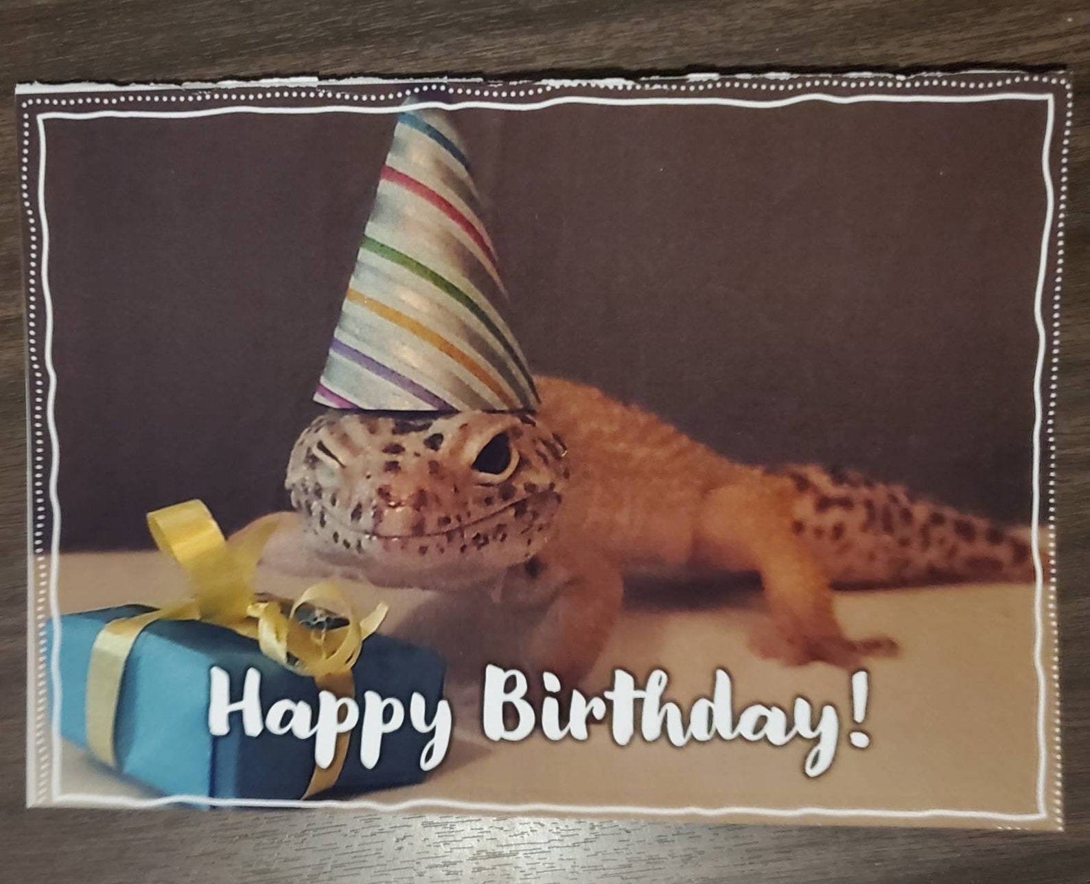 Happy Birthday Card - Perfect for Leopard Gecko and Reptile Lovers! - Etsy