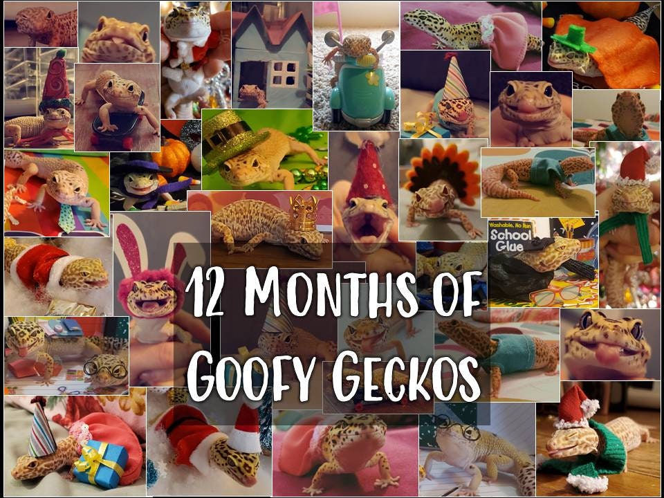 12 Months of Goofy Geckos 2022 Calendar | Etsy UK