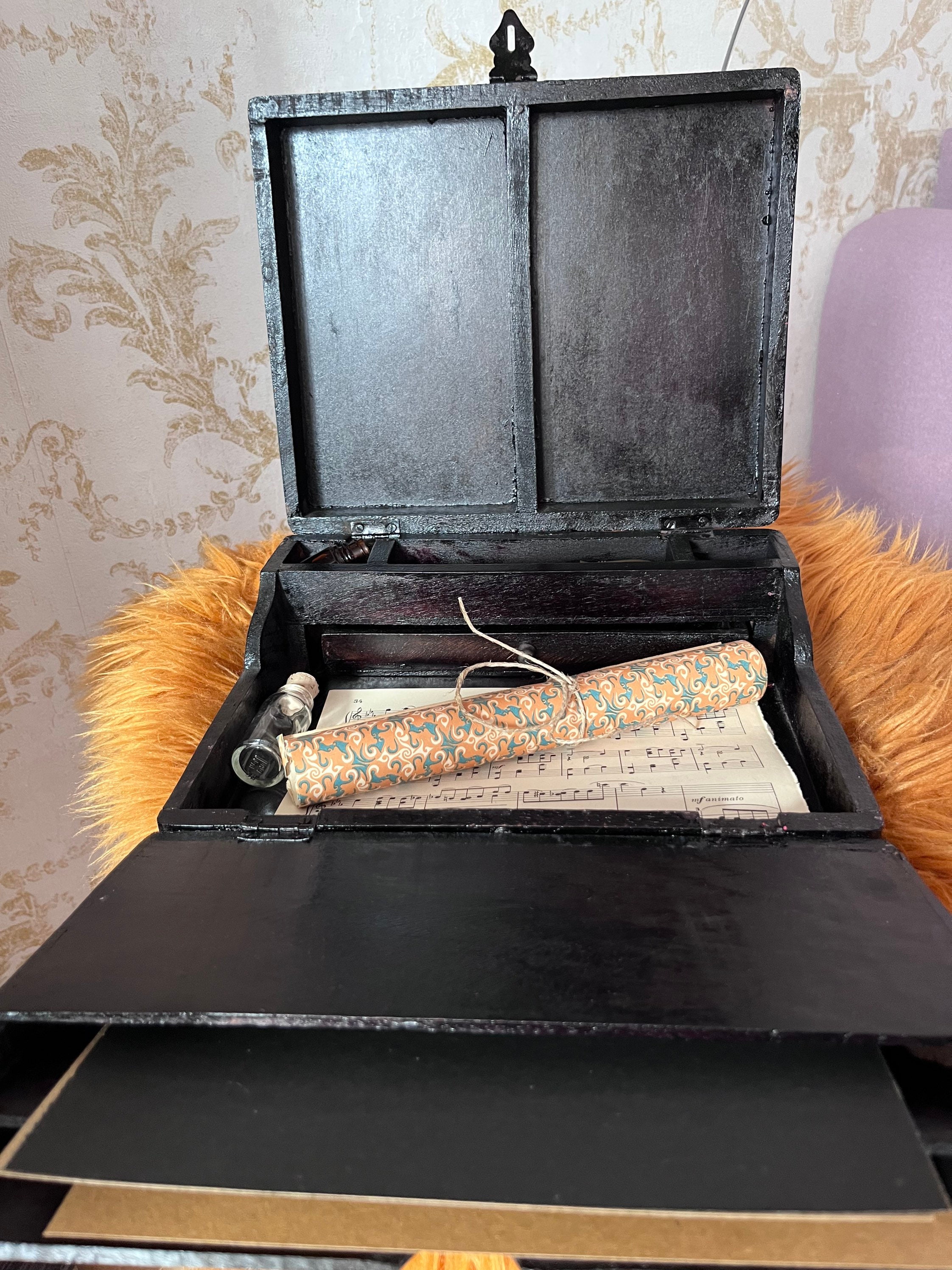 Dark Academia Wonderful Vintage Writer Letter Woodenbox for Paper ...