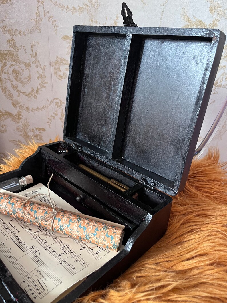 Dark Academia Wonderful Vintage Writer Letter Woodenbox for Paper ...