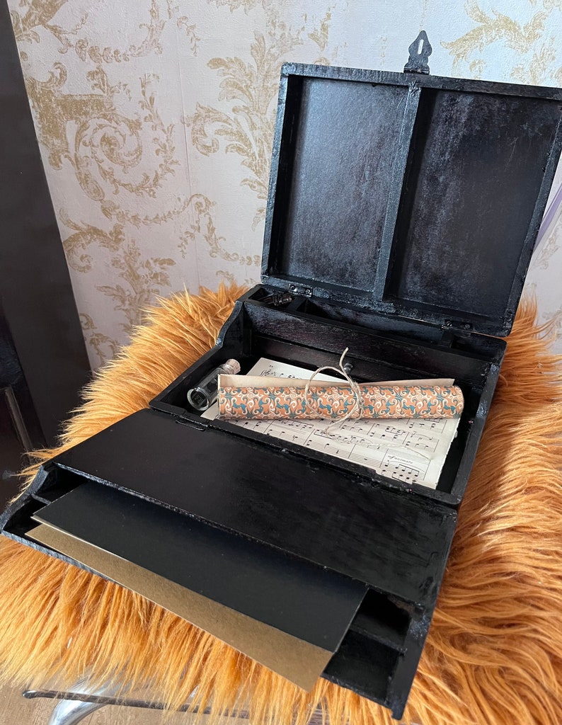 Dark Academia Wonderful Vintage Writer Letter Woodenbox for Paper ...