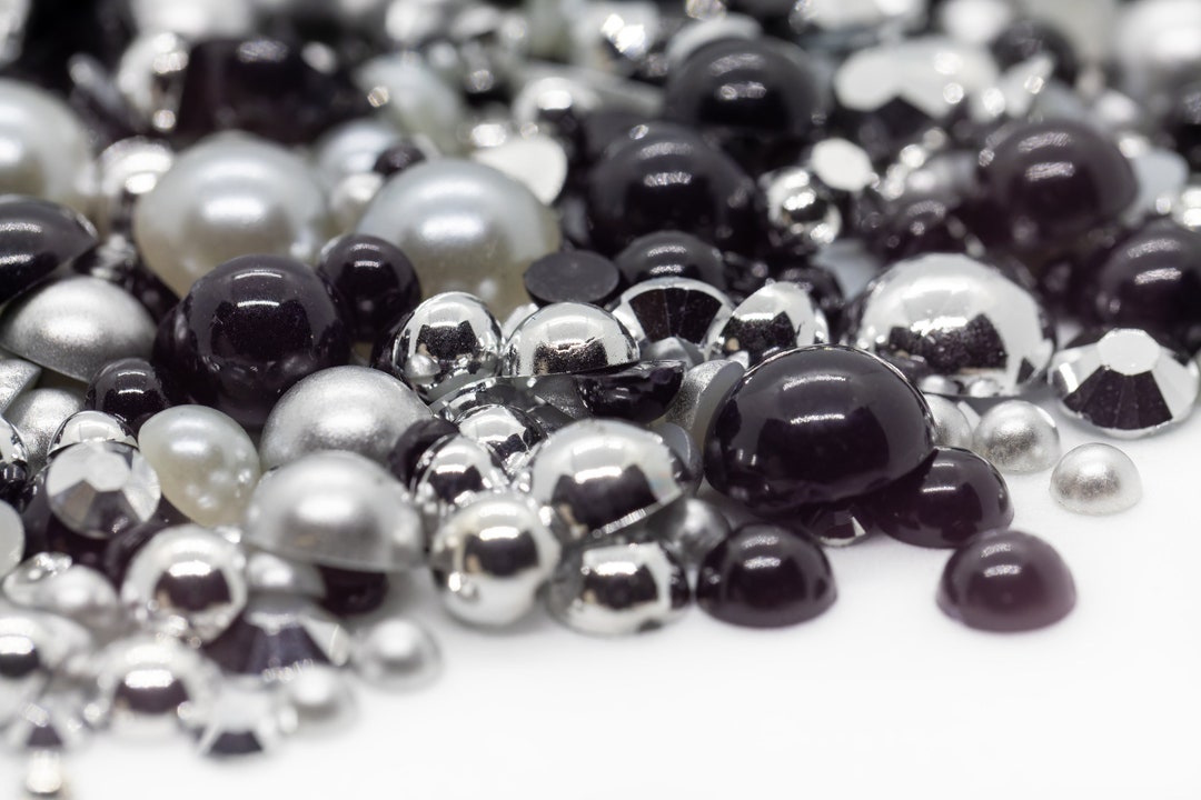 Pearl and Rhinestone Mix 73 stealth Pearl and - Etsy