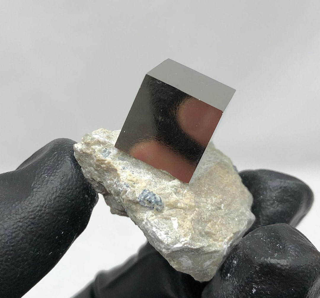 Natural Spanish Pyrite Cube on Matrix From Navajos La Rioja - Etsy