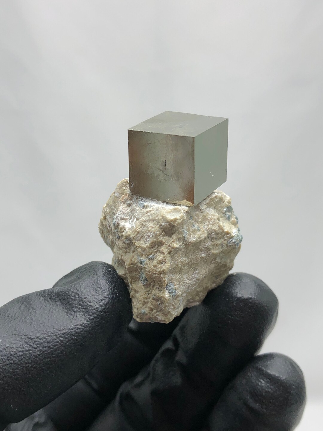 Natural Spanish Pyrite Cube on Matrix From Navajos, La Rioja, Spain - Etsy