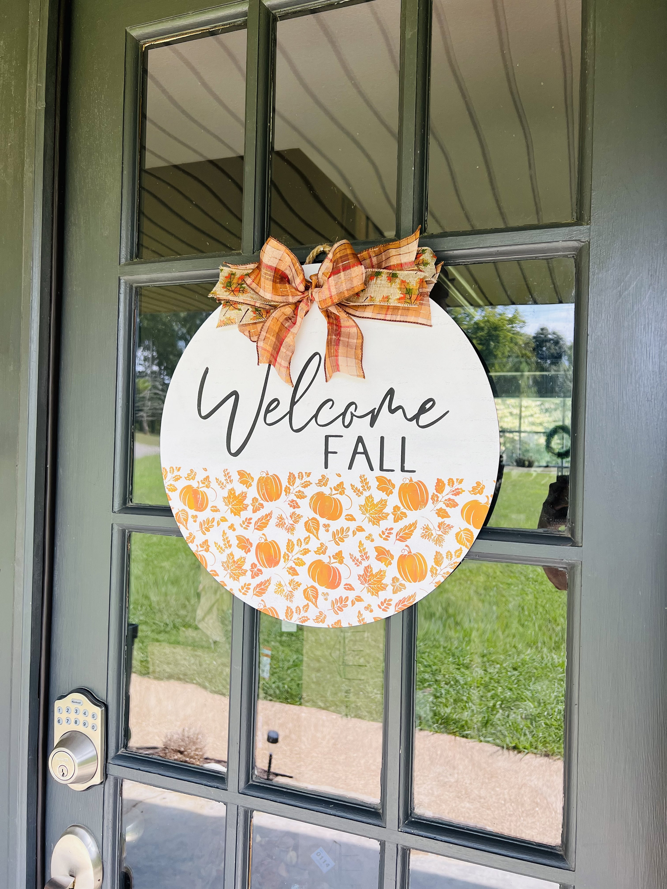 Welcome Fall Door Sign Fall Door Sign Welcome Sign Fall - Etsy
